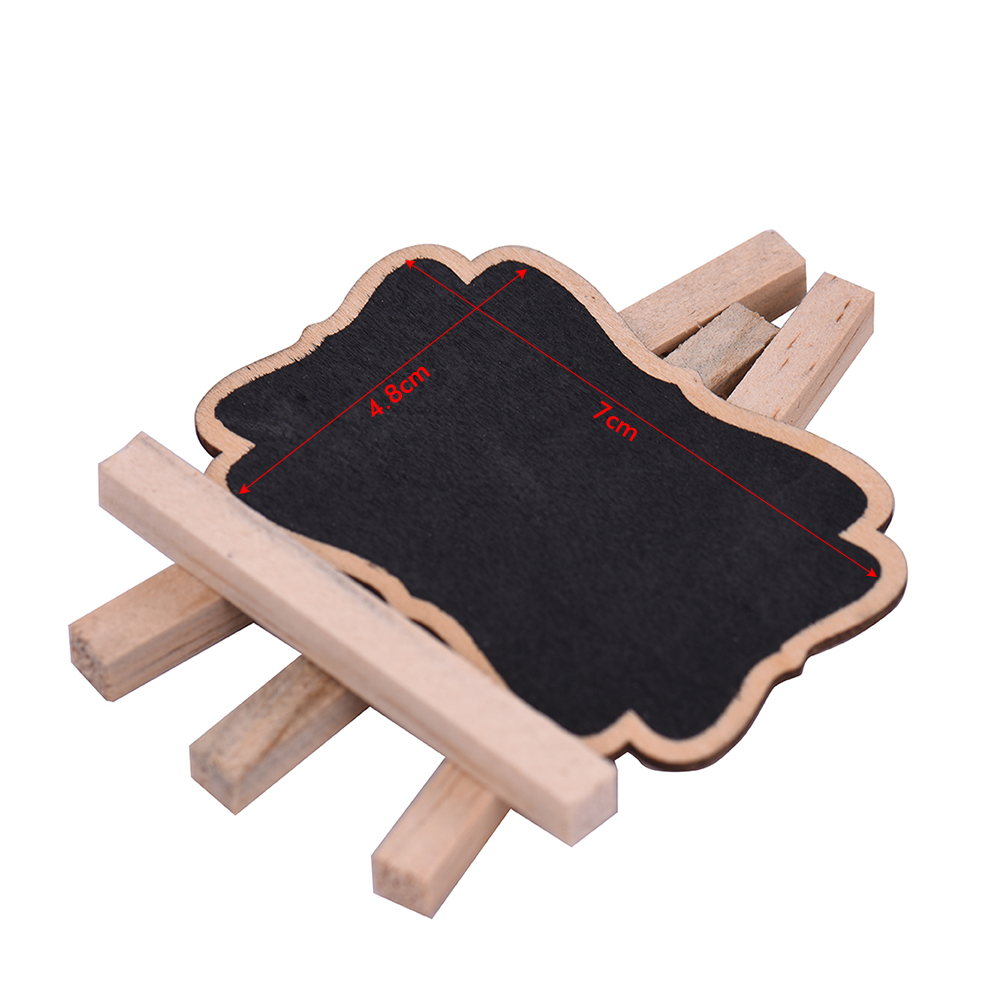 Wooden Craft Small Chalkboard Signs with Easel Sta... – Vicedeal