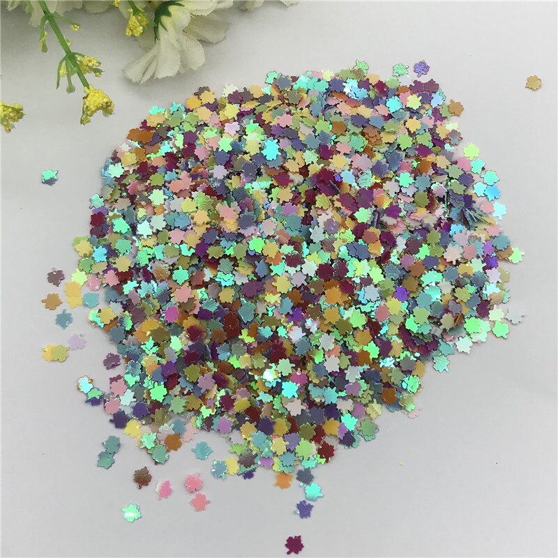 25g 5mm Maple leaf Sequins Mixed Color Flower Sewi... – Grandado