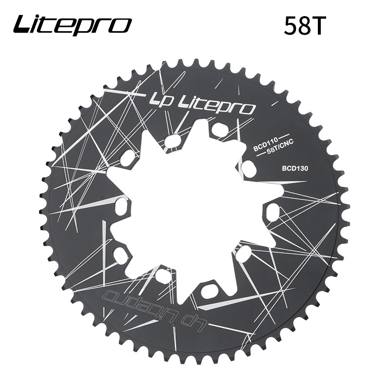 Litepro Folding Bike Oval Chainring 110BCD/130BCD ... – Vicedeal