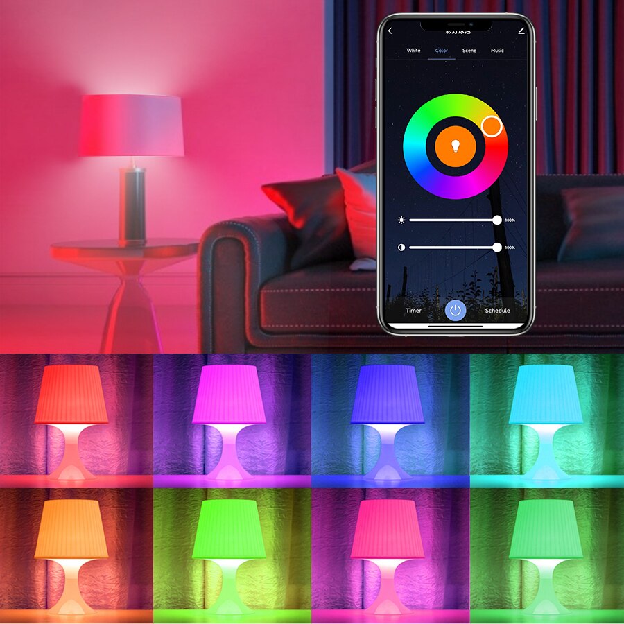 Bluetooth Smart Lamp Tuya Smart Leven App Controle... – Vicedeal