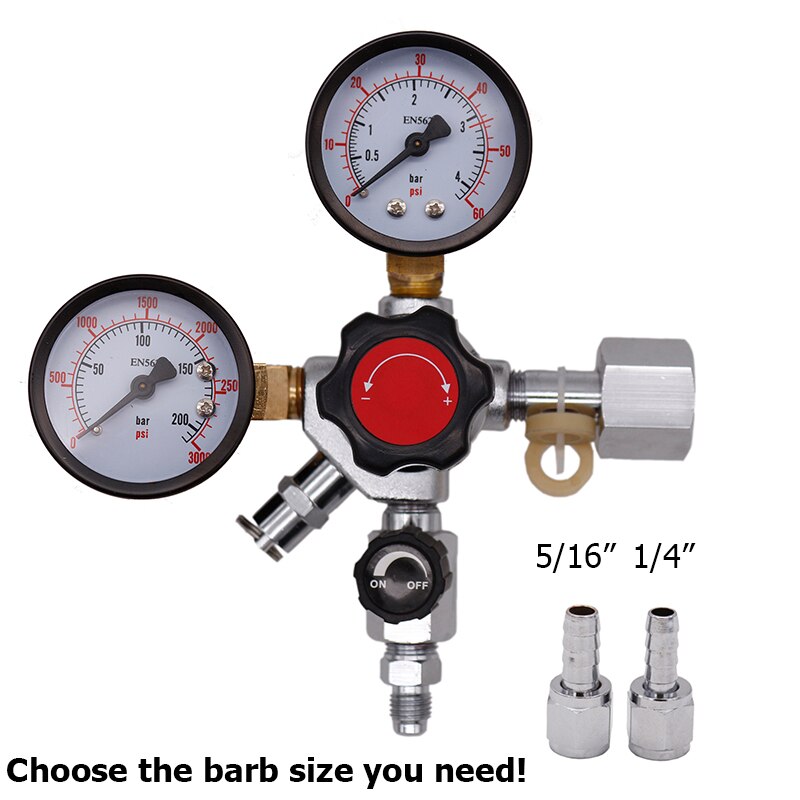 HomebrewCO2 Keg Pressure Regulator for Draft Beer ... – Grandado