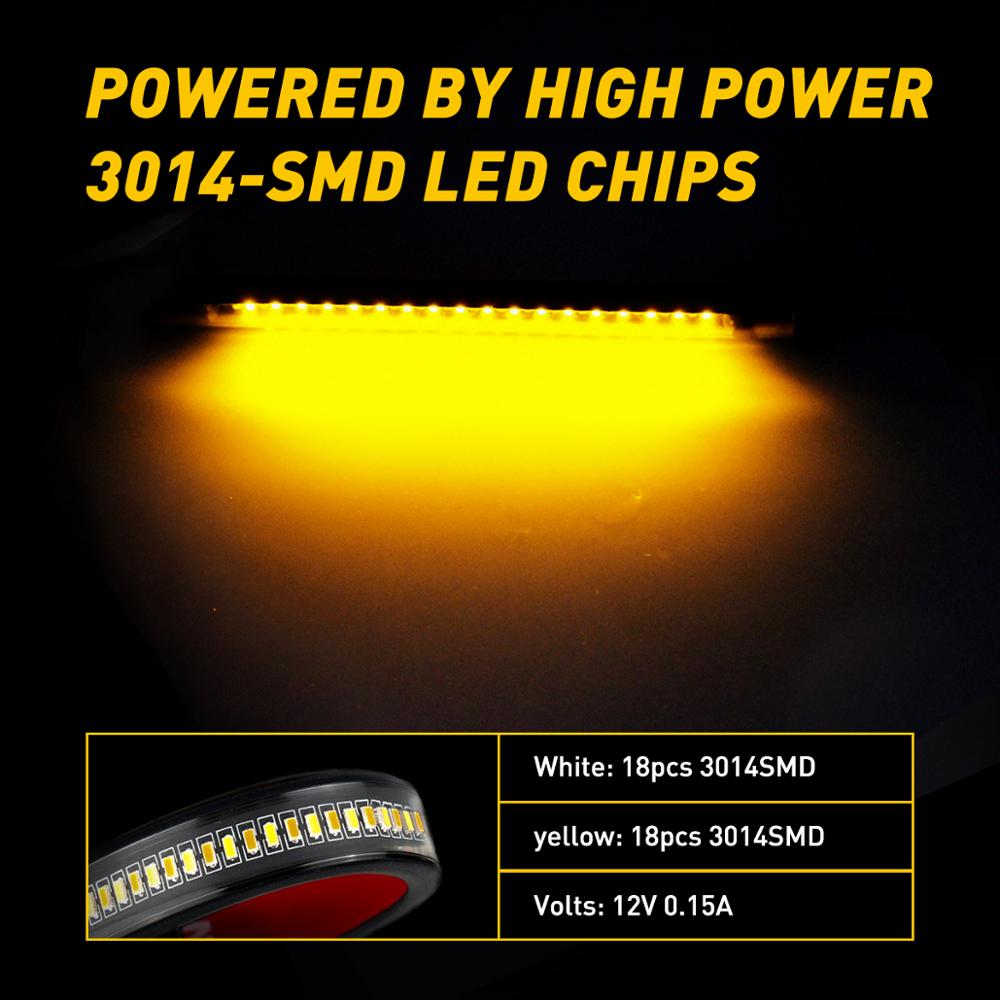 2 Stuks Motorcycle Led Richtingaanwijzer Indicator... – Vicedeal