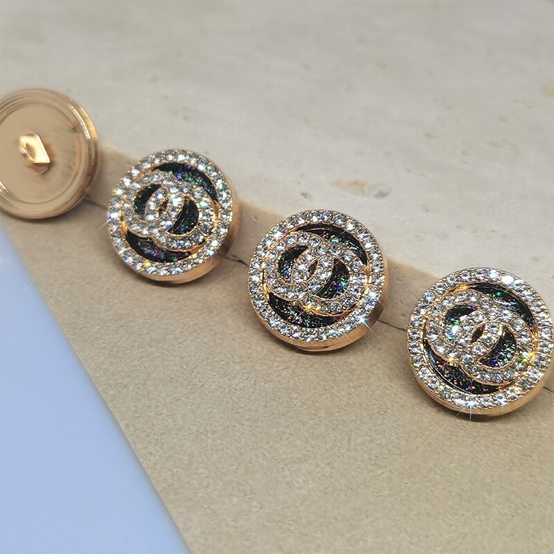 Luxury Rhinestone Shank Buttons Of Clothing Decor ... – Vicedeal
