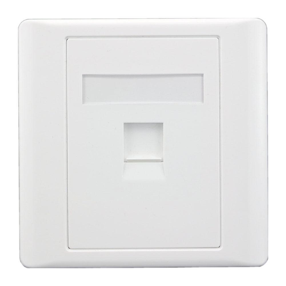 Wall Plate 1/2/4 Port Single Socket Network Wall F... – Vicedeal