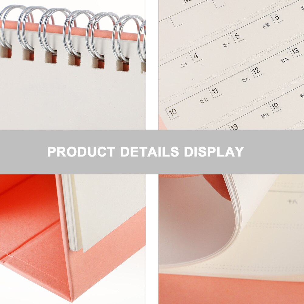1 Pc Home Office Desktop Calendar Paper Standing C... – Grandado