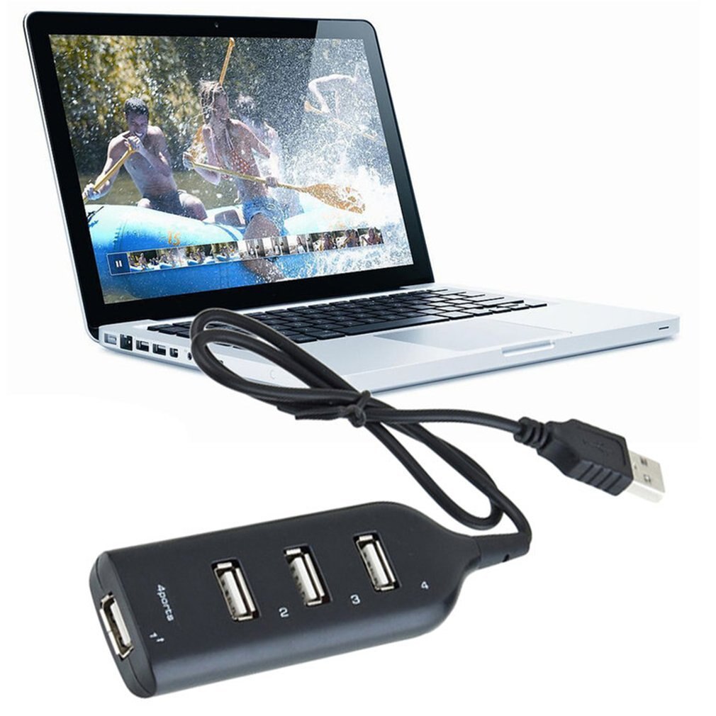 4 Port USB 2.0 HUB High Speed USB For Laptop PC Sl... – Grandado
