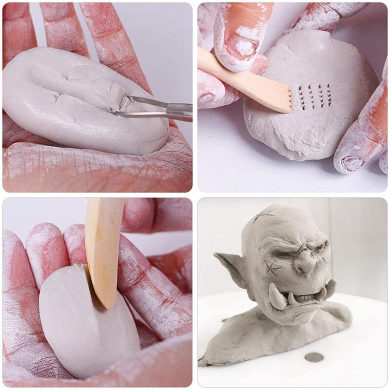 ABSF Pottery Clay Sculpting Tools, 22Pcs Wooden Ha... – Grandado