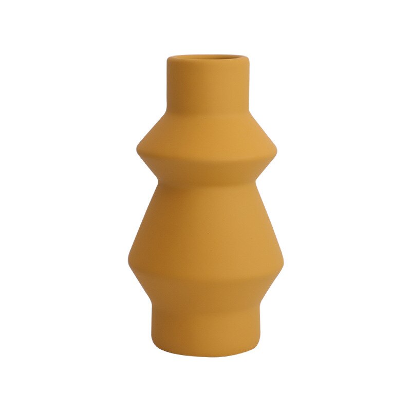 Nordic ins Morandi color ceramic vase living room ... – Grandado