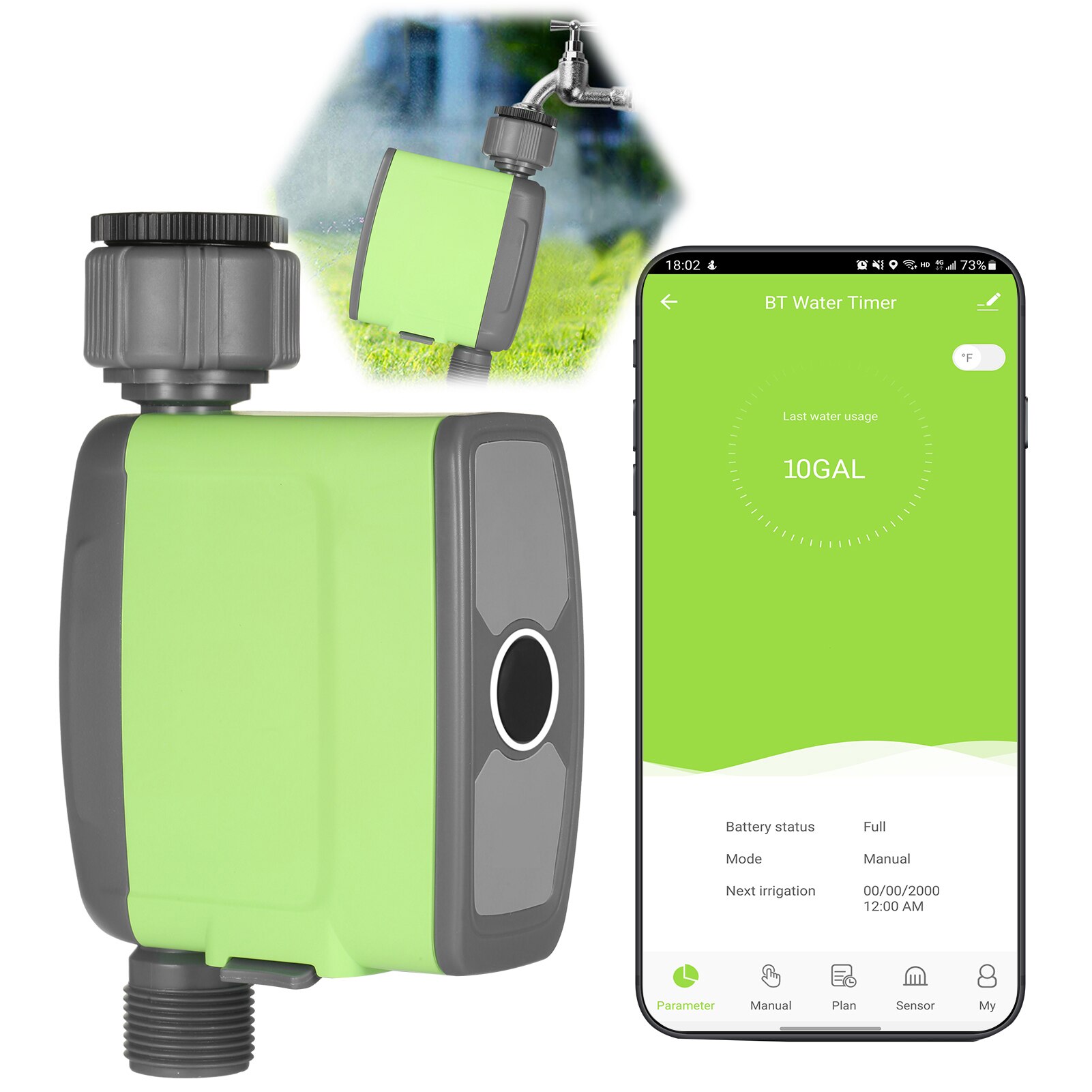 Programmable BT Water Timer Hose Faucet Timer Outd... – Vicedeal