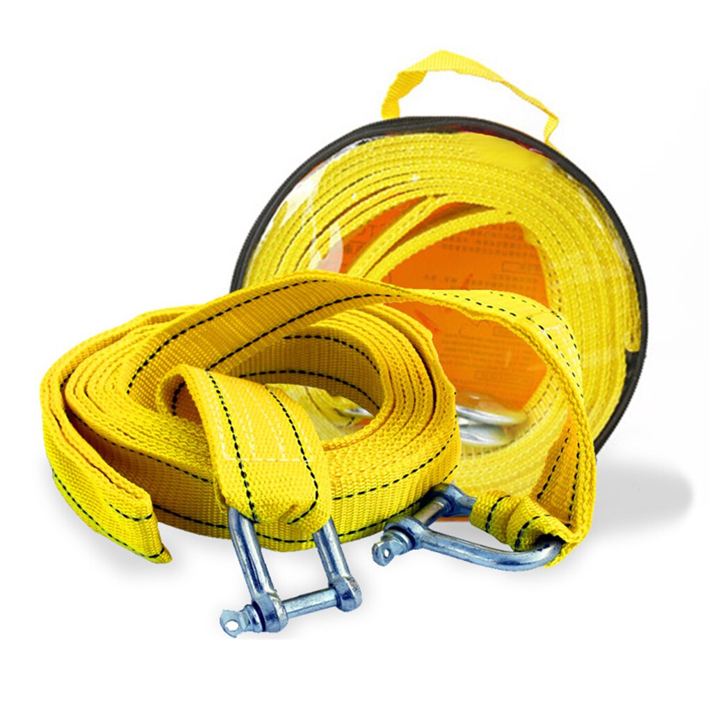 Towing Rope Pulling Strap with Hooks Car Selfdrivi... – Grandado