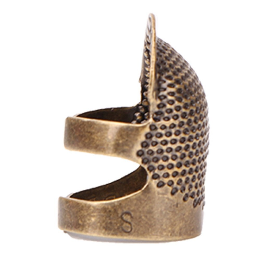 Metal Finger Protector Antique Thimble Ring Handwo... – Grandado