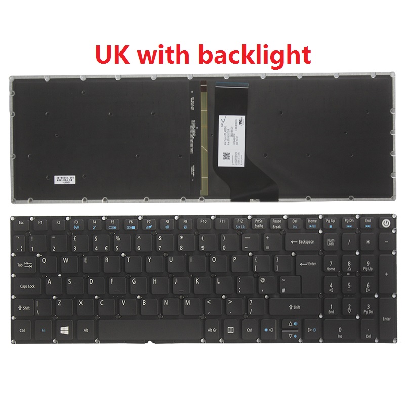 Us/Uk/Spaans Sp/Duitse Gr Laptop Toetsenbord Voor ... – Vicedeal