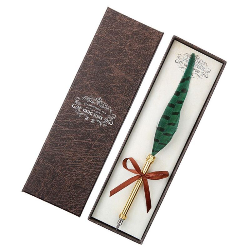 Vintage Quill Dip White Feather Pen Fountain Pens ... – Grandado