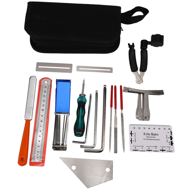 Guitar Tool Kit Repairing Maintenance Tools String... – Grandado