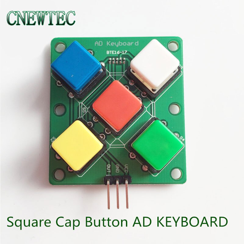 colorful Square cap button Analog button module 5 ... – Grandado