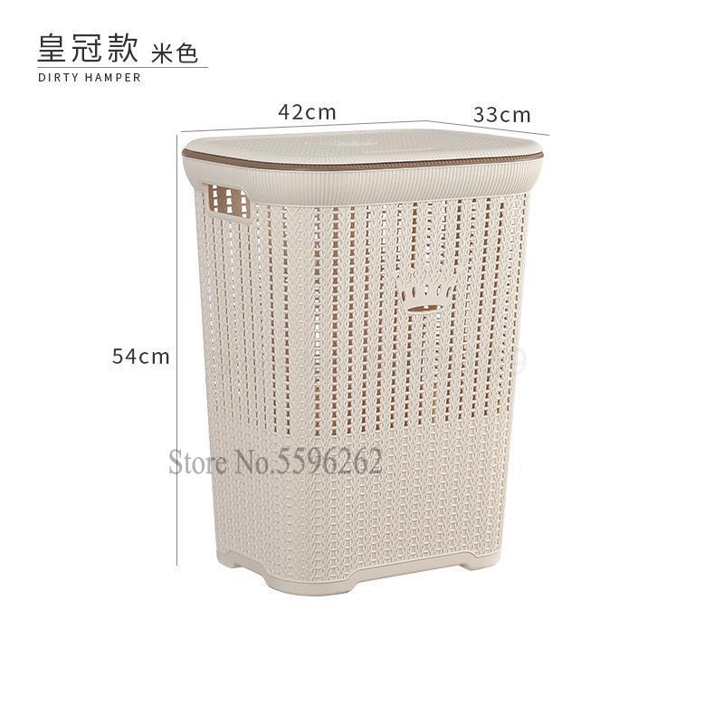 Extra large hamper plastic laundry basket laundry ... – Grandado
