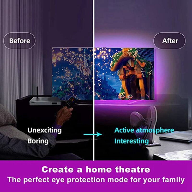 Led Lights Strip Music Sync Color Changing Strip L... – Grandado