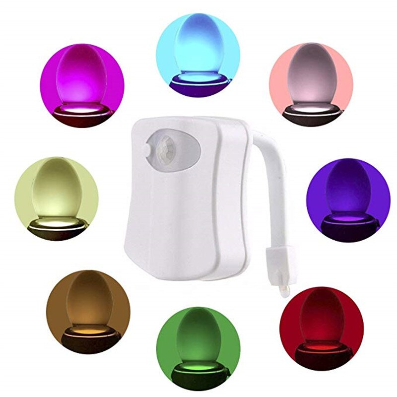 8 Color Changes Smart PIR Colorful Motion Sensor T... – Vicedeal
