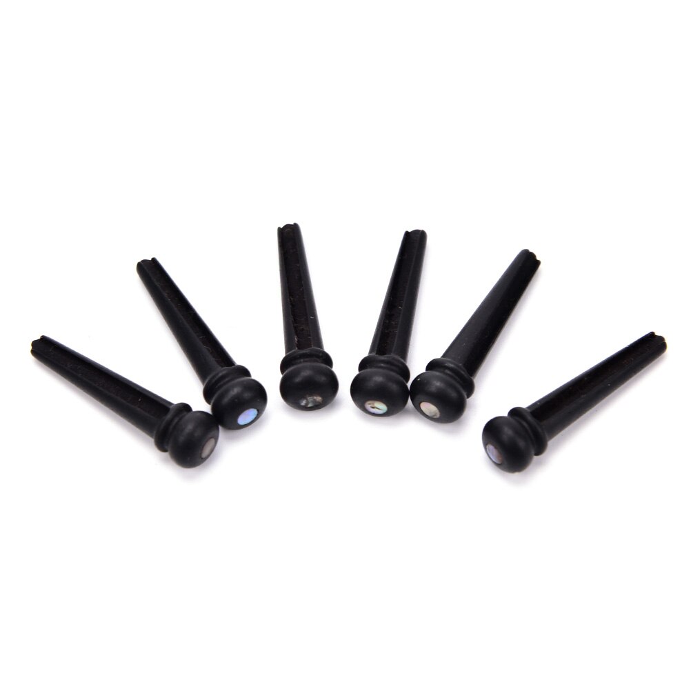 6pcs Bridge Pins Ebony Acoustic Guitar Bridge Pin ... – Vicedeal