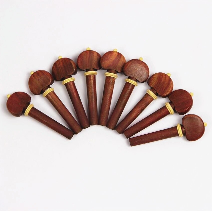 20 pieces 5 sets 4/4 violin jujube wood pegs Rosew... – Vicedeal