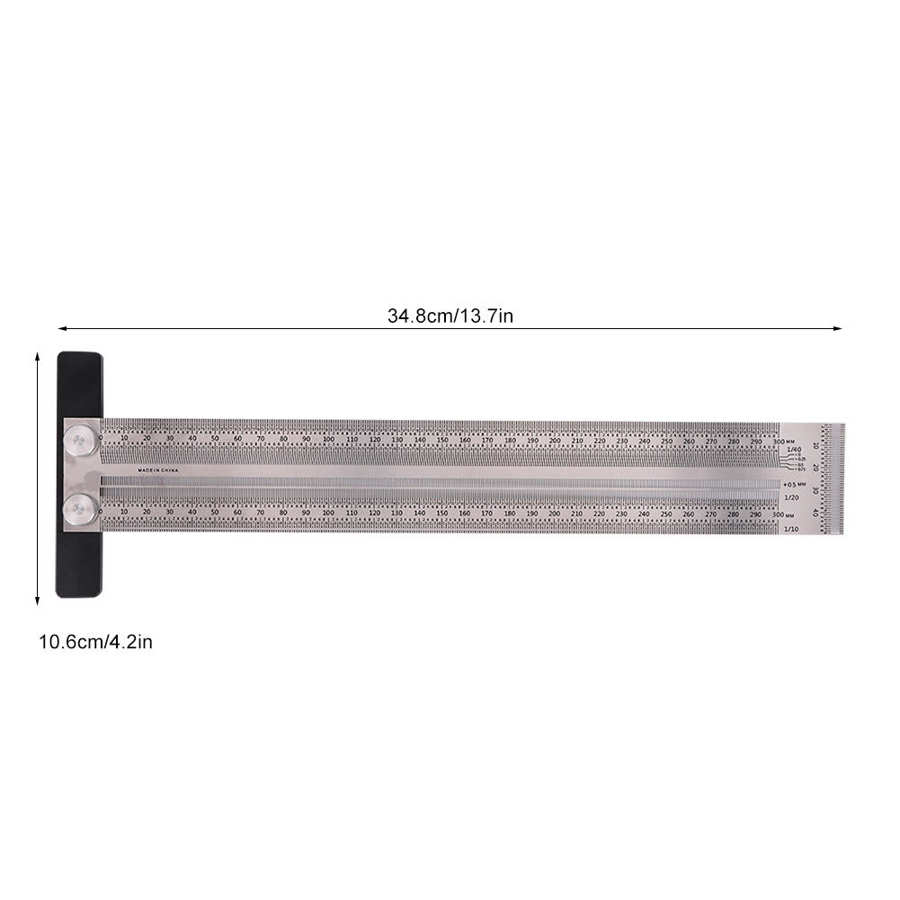 Mini woodworking ruler, locator ruler line locator... – Grandado