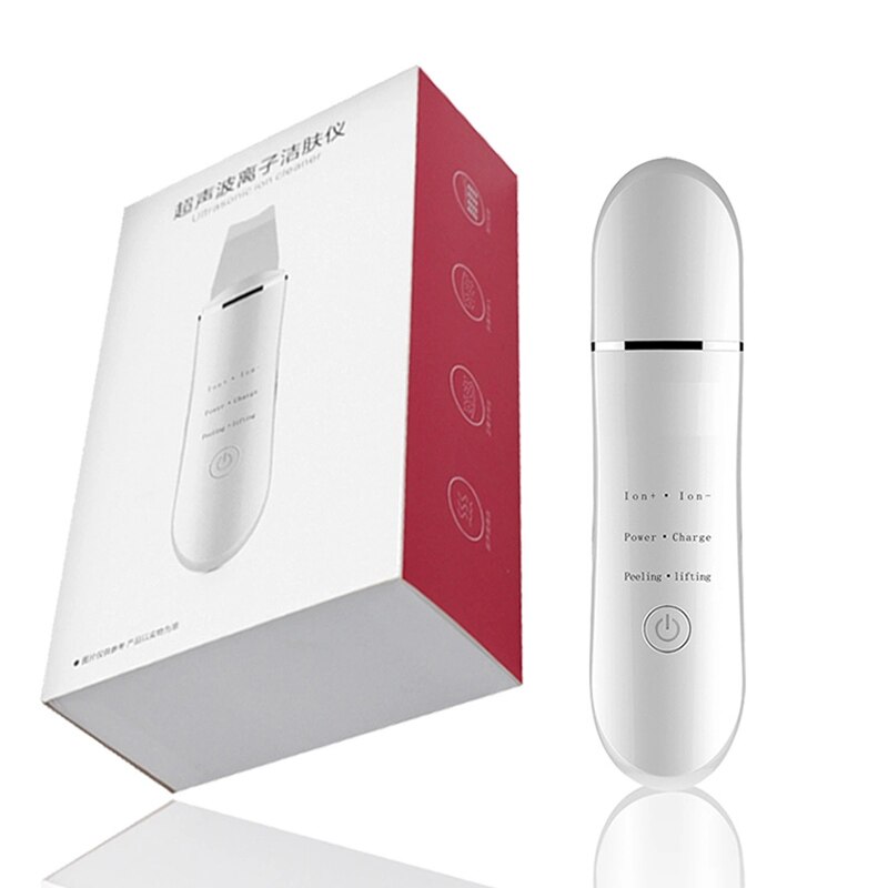 Ultrasonic Facial Skin Scrubber Ion Deep Face Clea... – Grandado