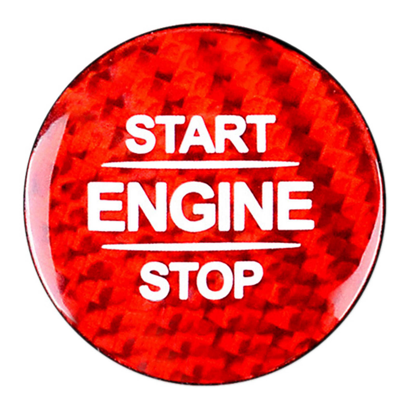 1 Pcs Carbon Fiber Engine Start Button Sticker &am... – Vicedeal