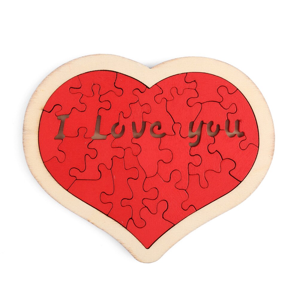 Love Heart Pattern Jigsaw Puzzle Set Children Deve... – Vicedeal