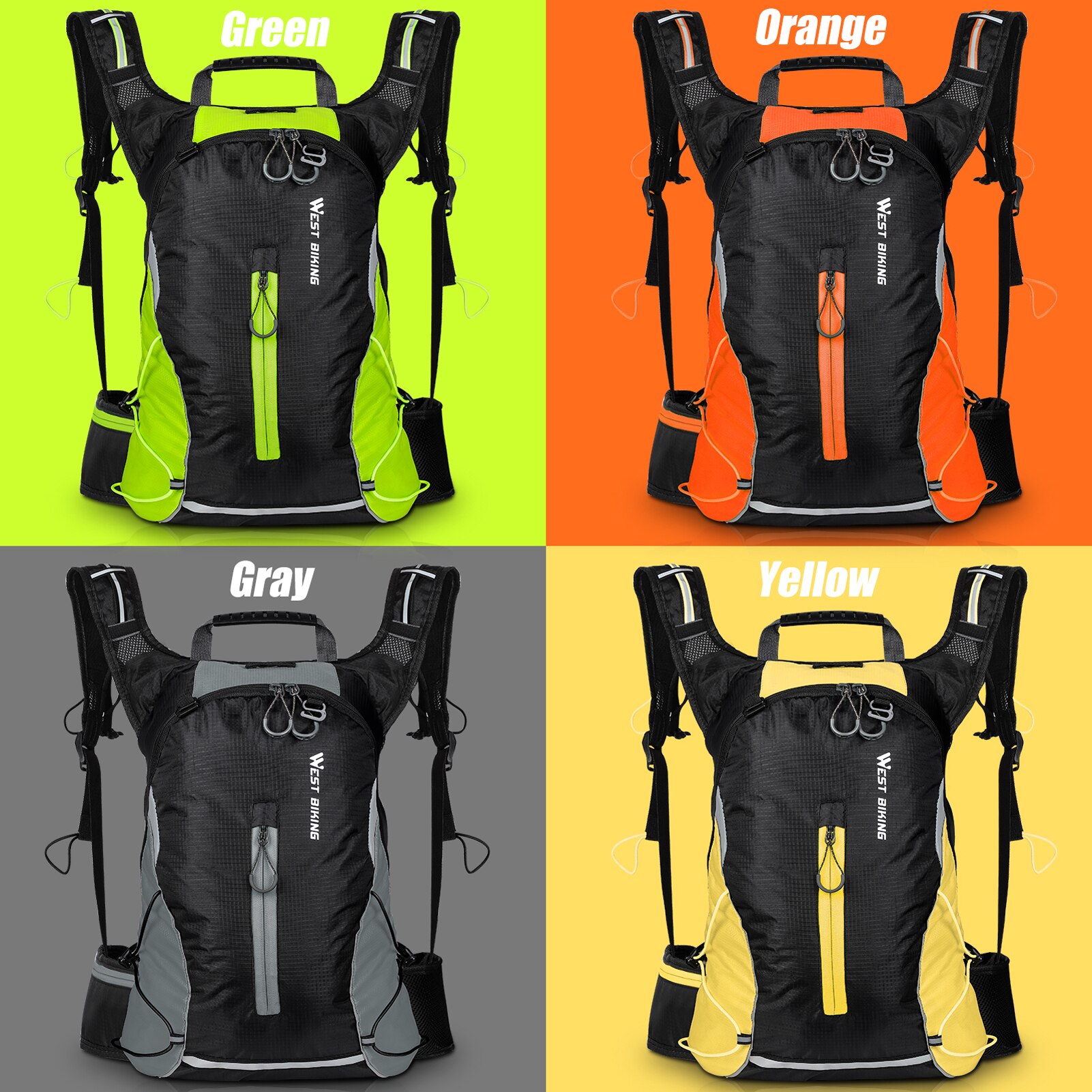 WEST BIKING 16L Cycling Knapsack Mountain Bike Bag... – Grandado