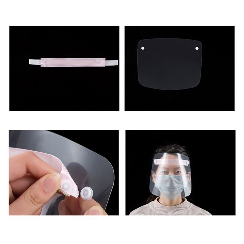 All-Purpose Face Shield Plastic Clear Anti-saliva ... – Grandado