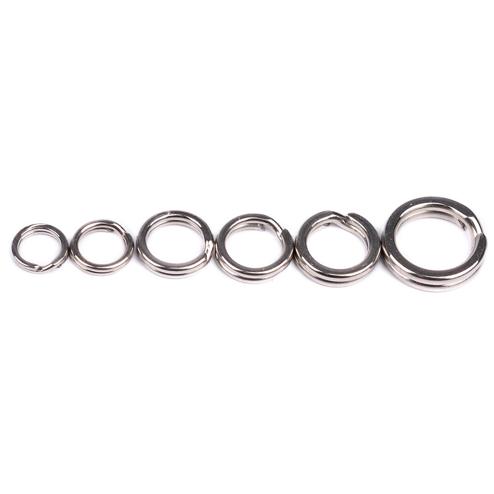 10pcs/lotStainless Steel Ring Split Clip Swivel Do... – Grandado