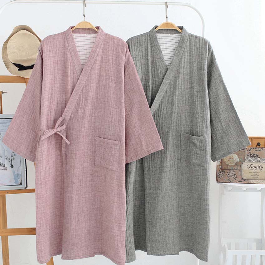Japanese Traditional BathRobe Kimono Vitage Nightg... – Grandado