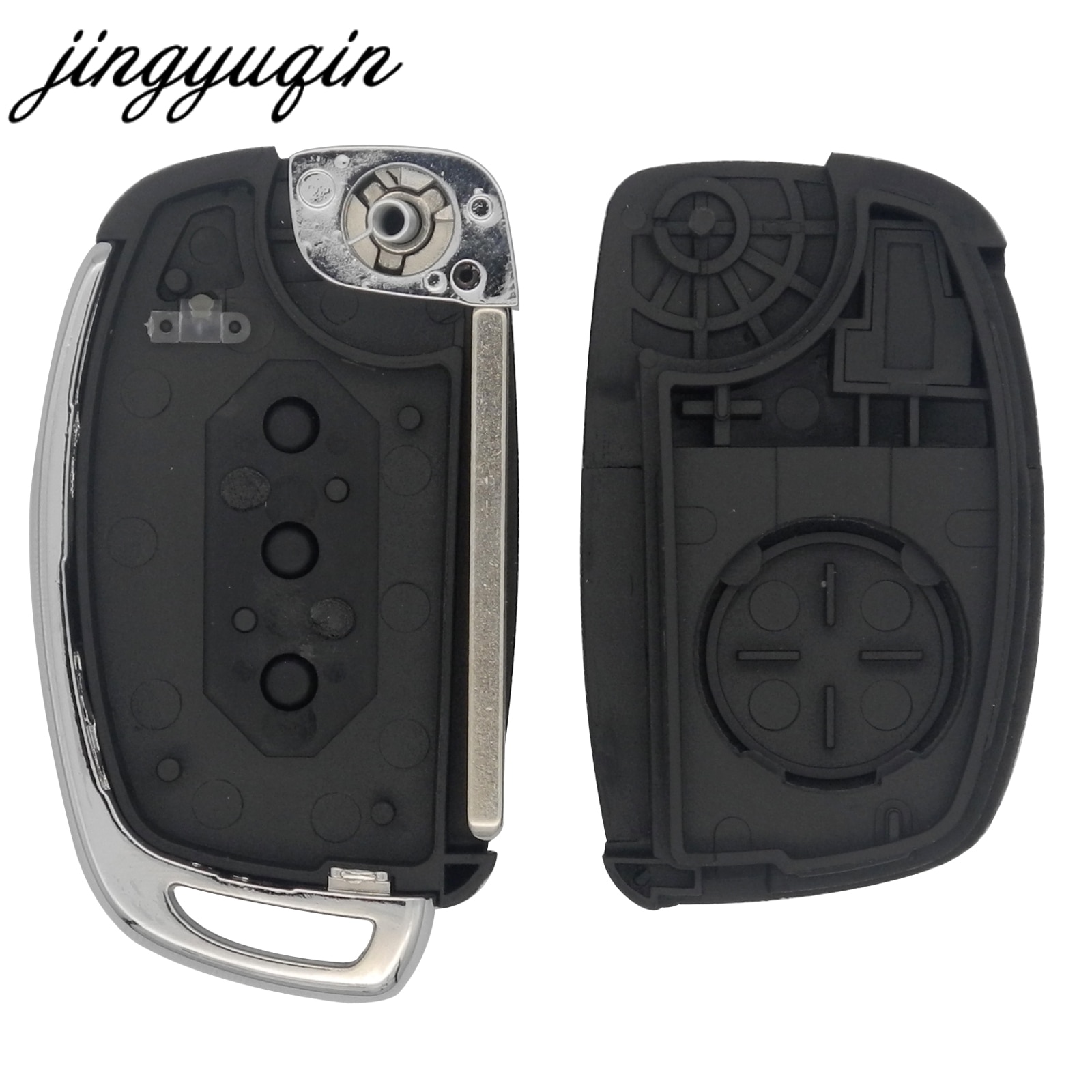 jingyuqin 3 Buttons Flip Folding Remote Car Key Sh... – Grandado