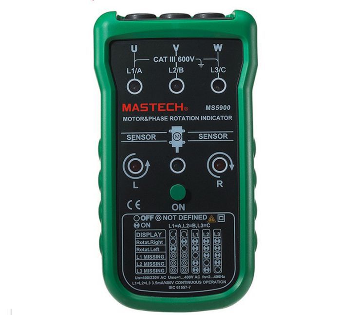 MASTECH MS5900 Three-phase motor phase sequence in... – Grandado