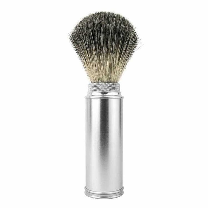 Shave Brush Pure Nylon with Resin Handle and Metal... – Grandado