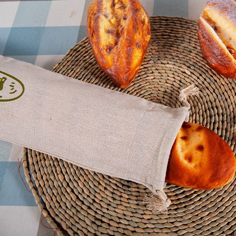 Linen Bread Bags,Reusable Drawstring Bag For Loaf,... – Grandado