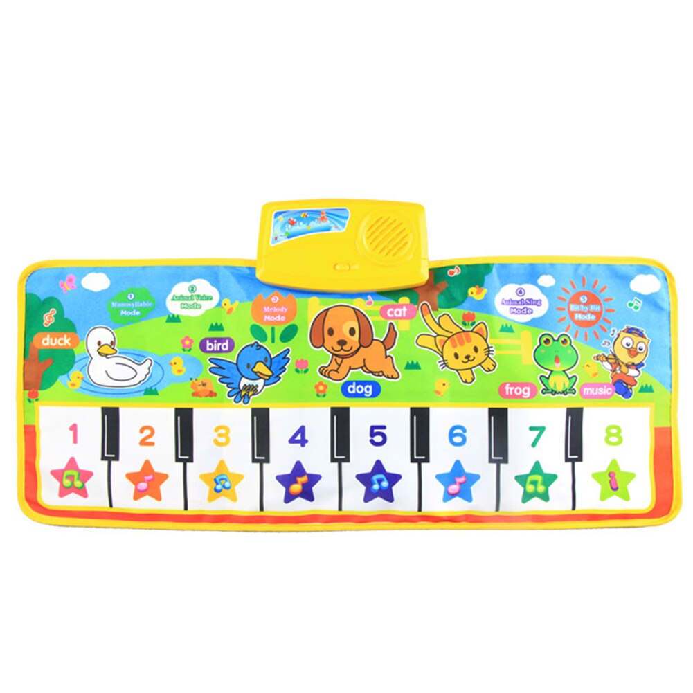 Electric Musical Piano Keyboard Mat with Animal So... – Grandado