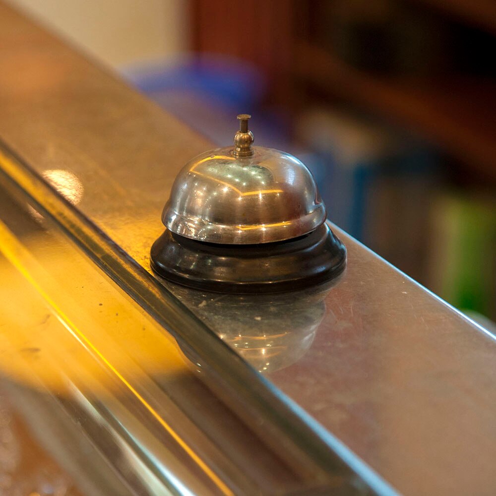 Hotel Counter Reception Dishes Passing Bell Restau... – Vicedeal
