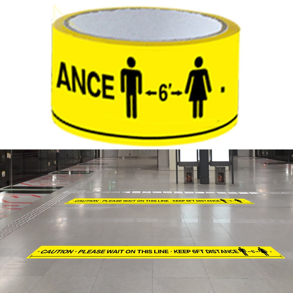 1 Roll Tape Floor Wall Stickers *Caution*Please Wa... – Grandado