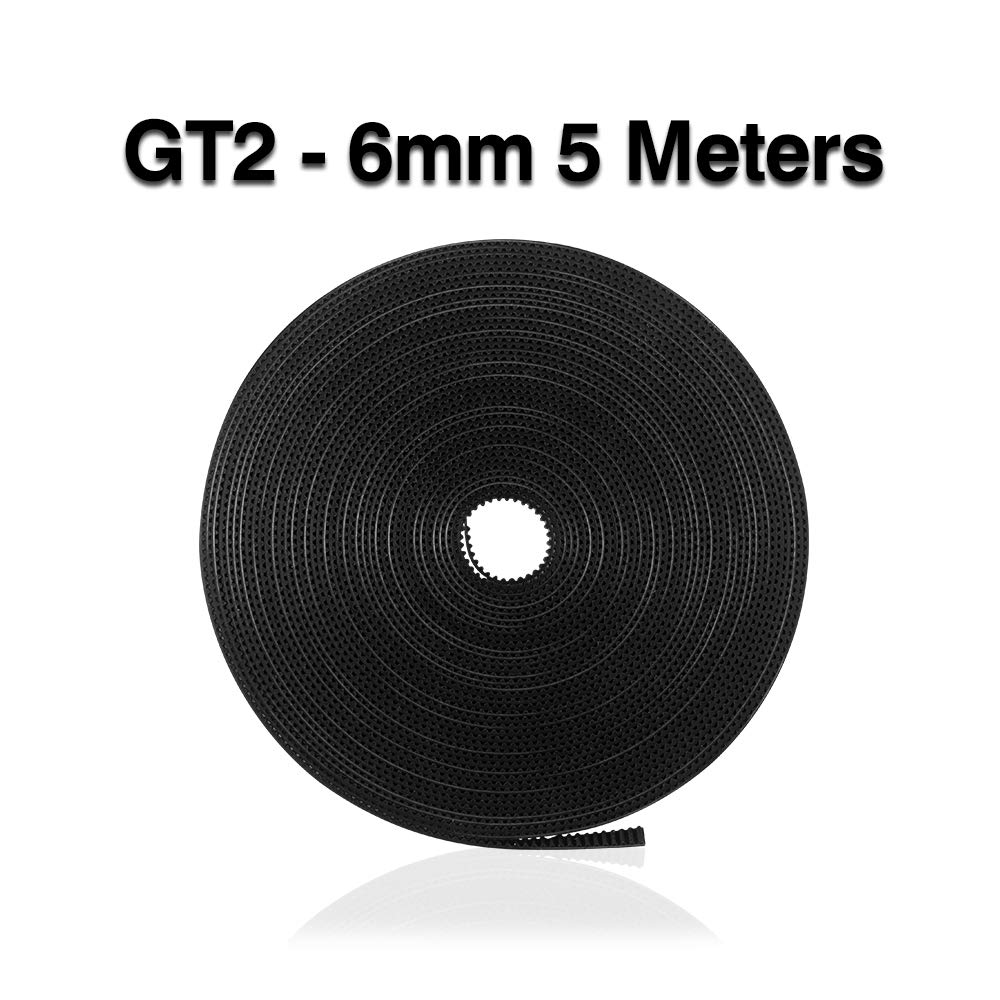 Aokin GT2 Belt, 5 Meters GT2 Timing Belt 6mm Width... – Grandado