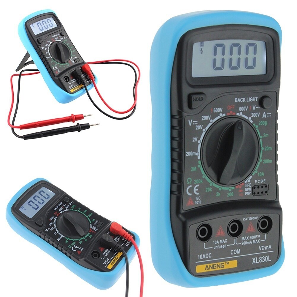 XL830L High Safety AC/DC Multimeter LCD Digital Vo... – Grandado