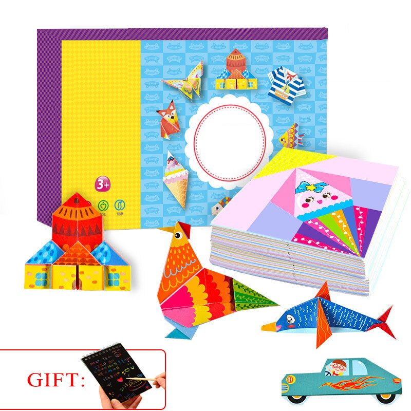 Square Origami Paper Double Sides color Blossom Fo... – Grandado