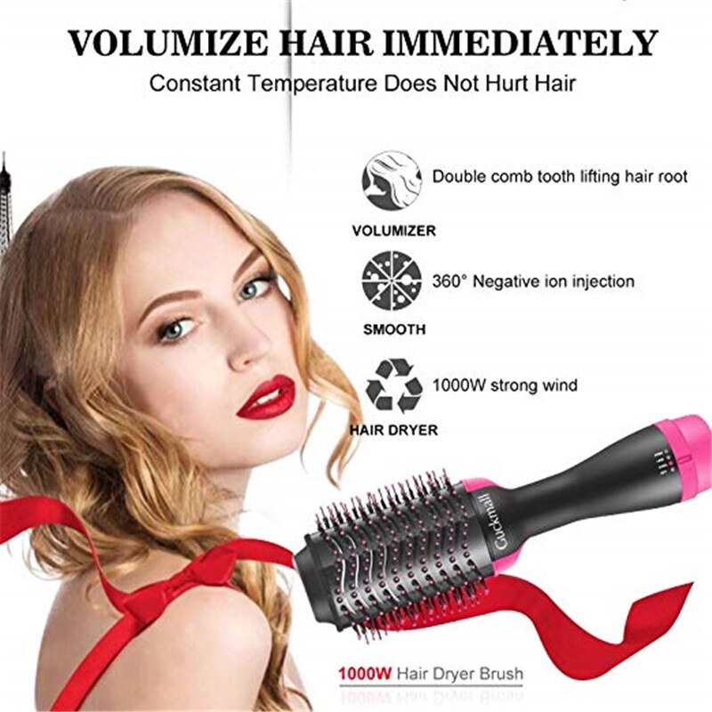 Tangle Hairbrush Detangling Comb for Hair One Step... – Grandado