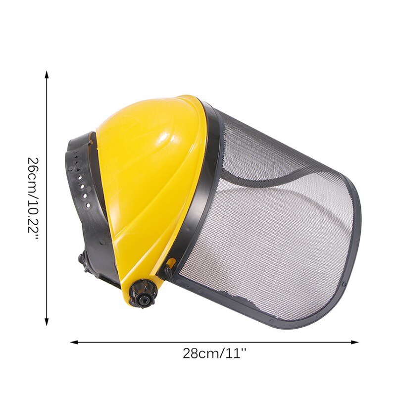 Garden Grass Trimmer Safety Helmet Hat with Full F... – Grandado