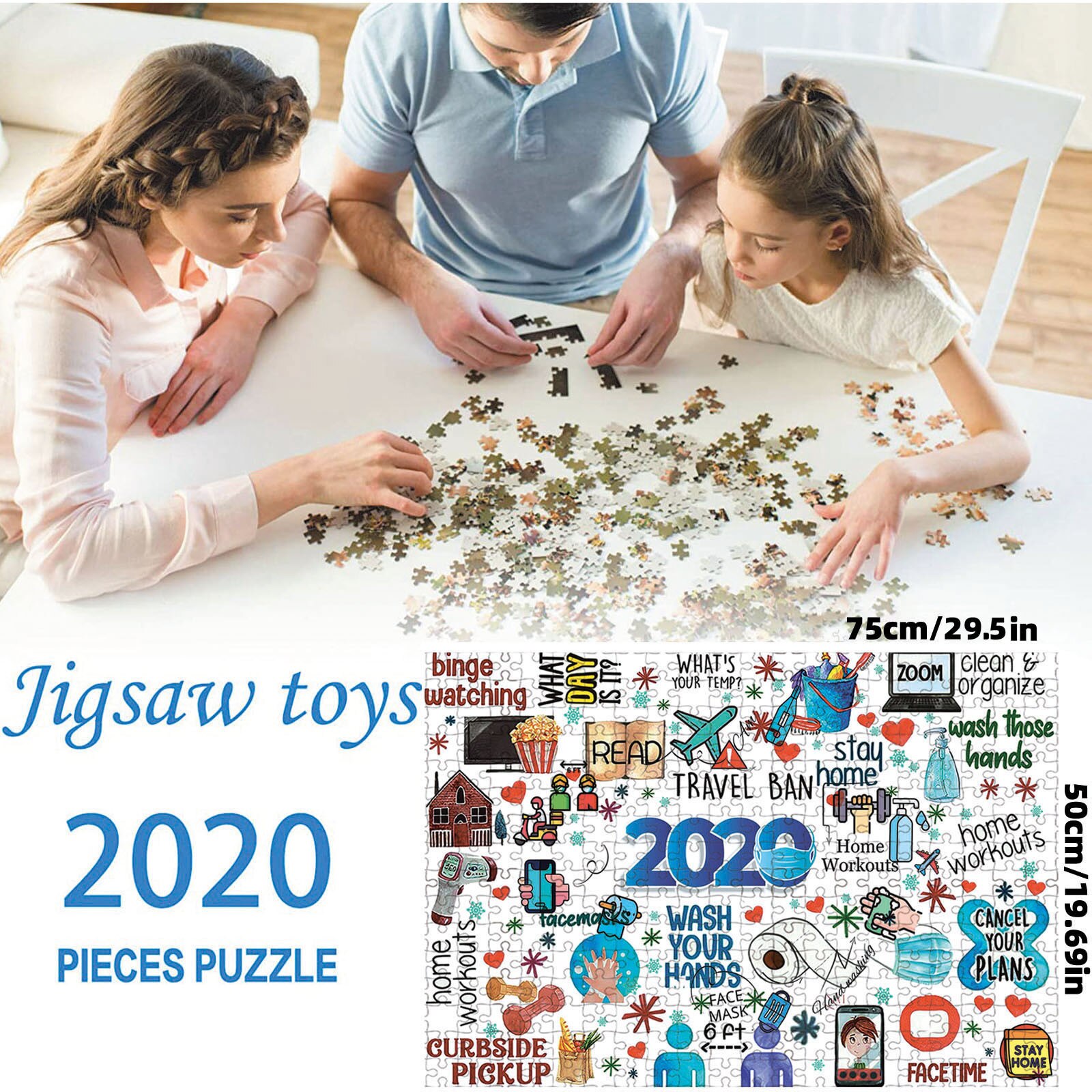 MINI Jigsaw Puzzle 1000 Pieces Puzzle Game Year's ... – Vicedeal