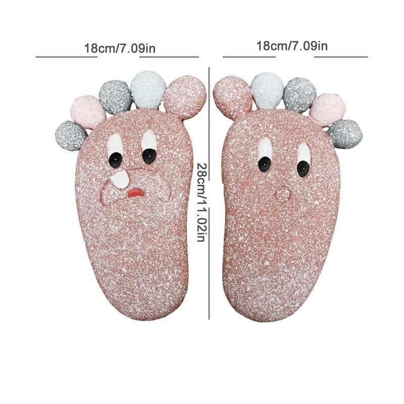 Resin Expression Foot Lawn Foot Stone Kindergarten... – Grandado