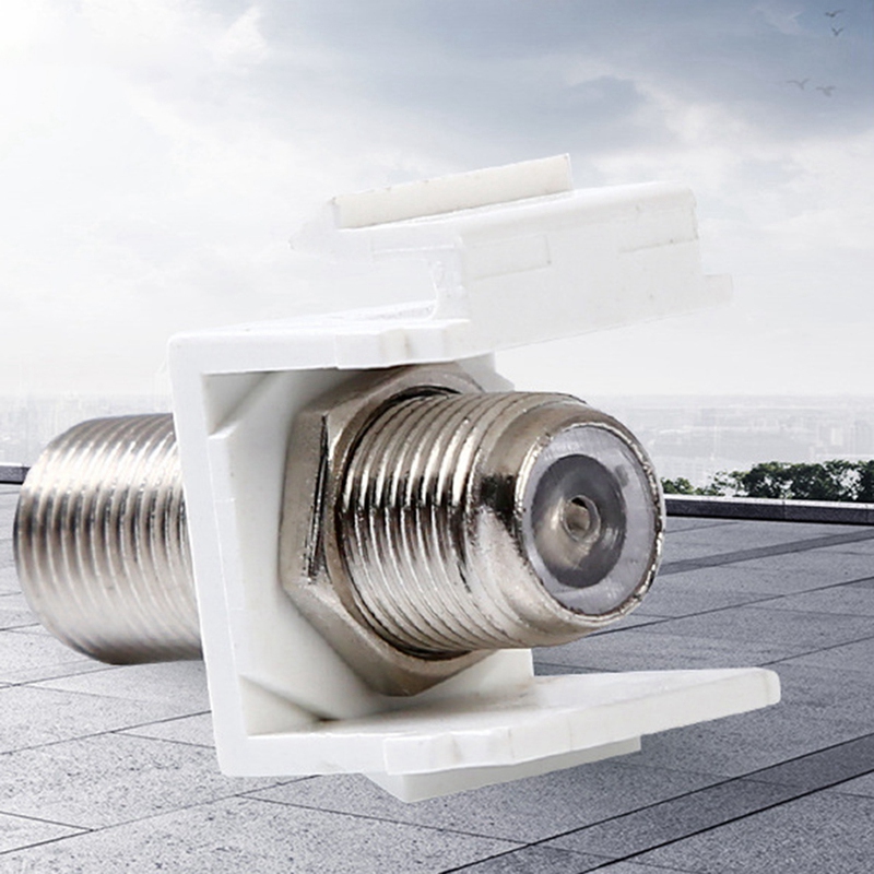 Coaxial Keystone Jack Insert 10-Pack, Nickel-Plate... – Vicedeal