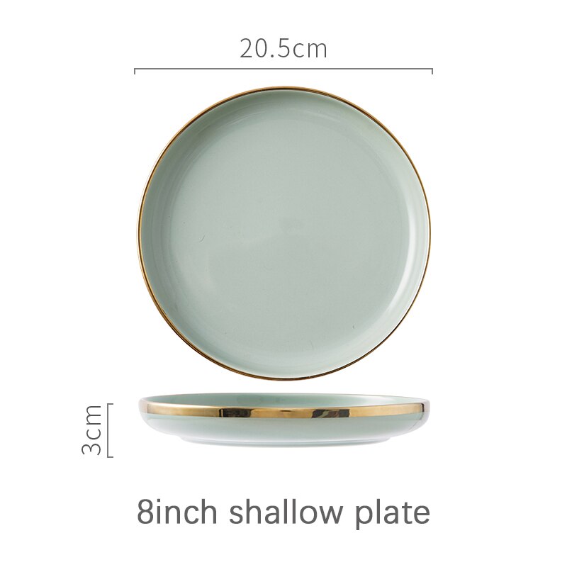 Tableware Set Dishes Dinner Plates Steak Food Dess... – Grandado