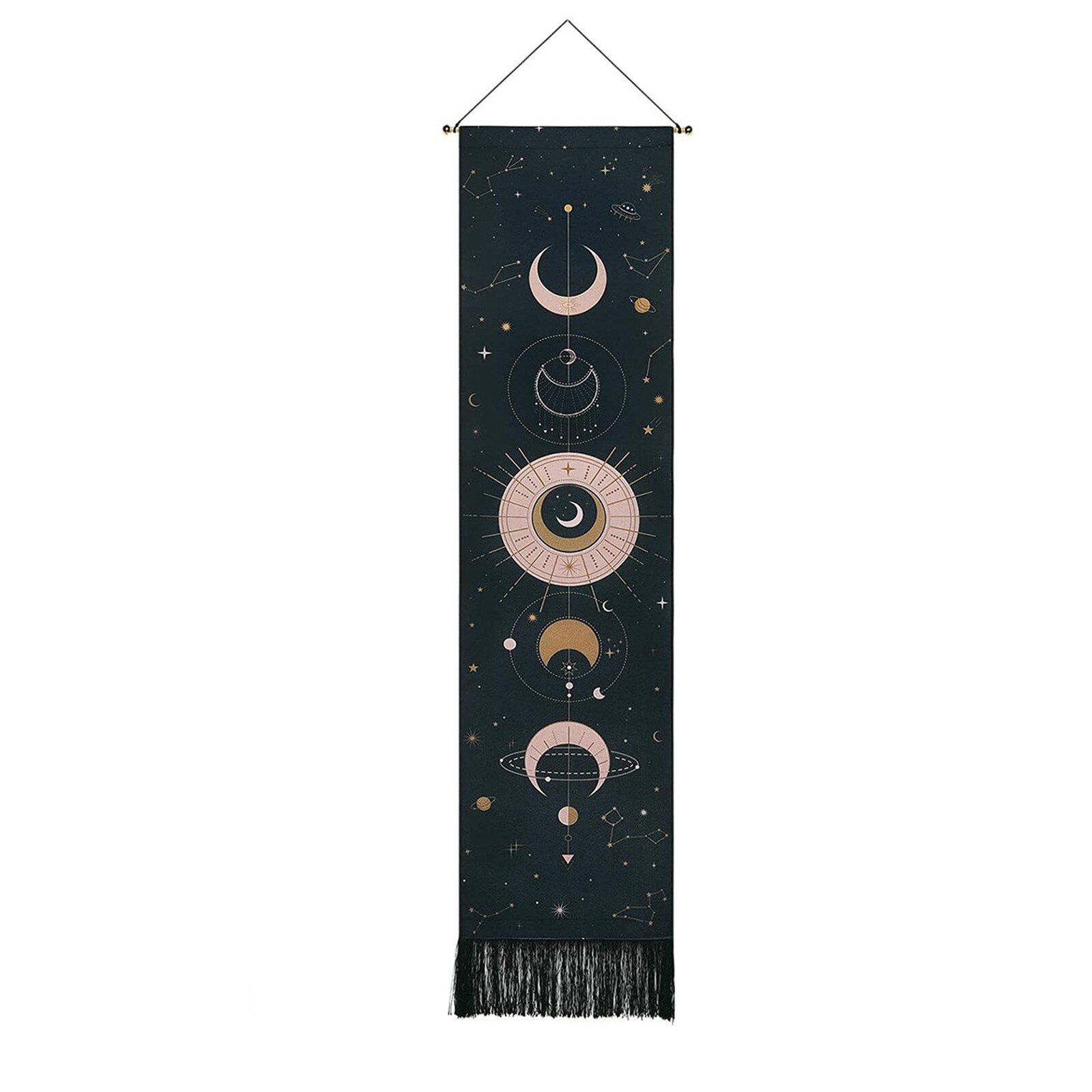 4# Moon Phases Tapestry Lunar Eclipse Changing Moo... – Grandado