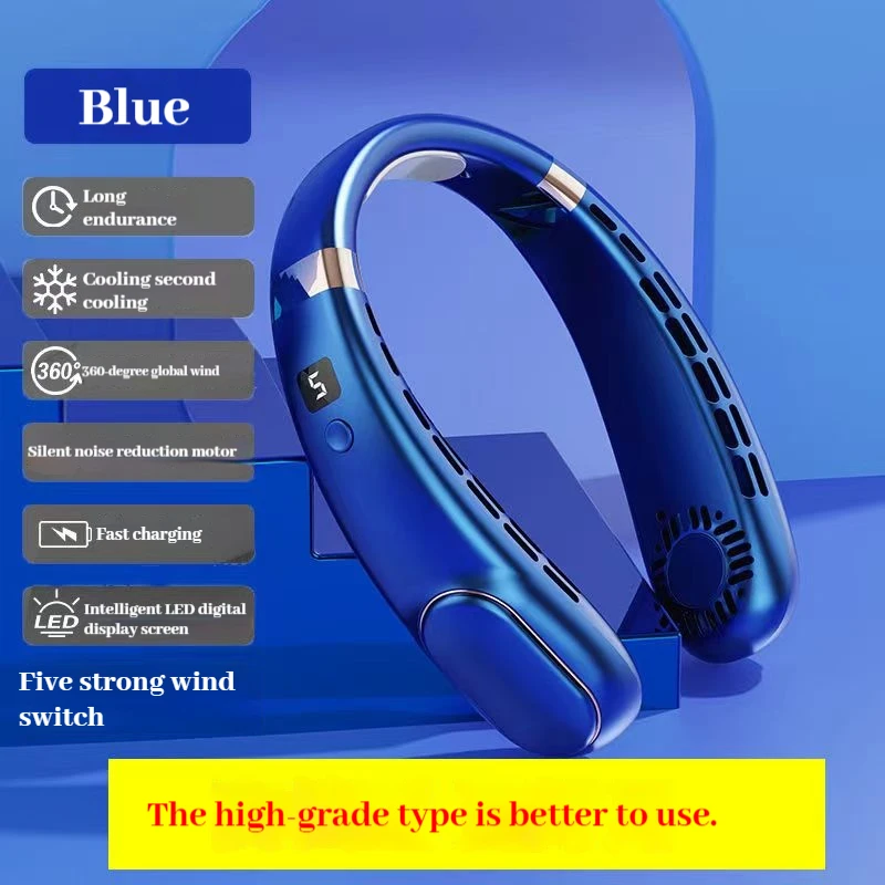 Neck Fan, Neck Air Conditioner, 2-in-1 Cooling Nec... – Vicedeal